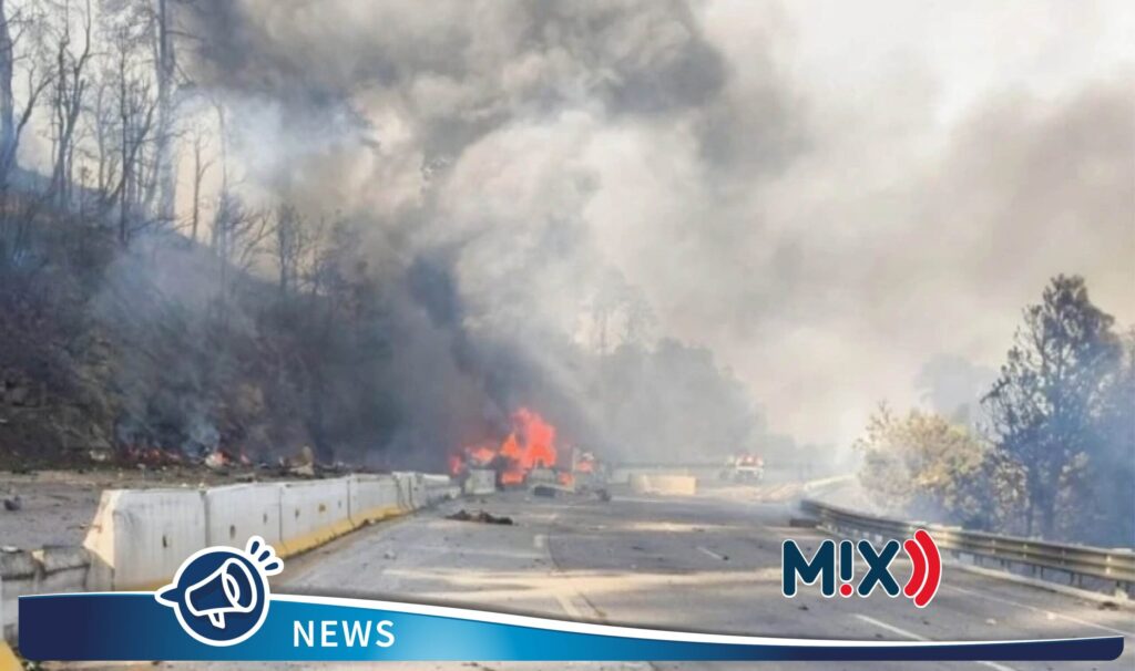 6 muertos y 4 heridos por choque e incendio de pipa de gas en la México-Puebla – Grupo Mix