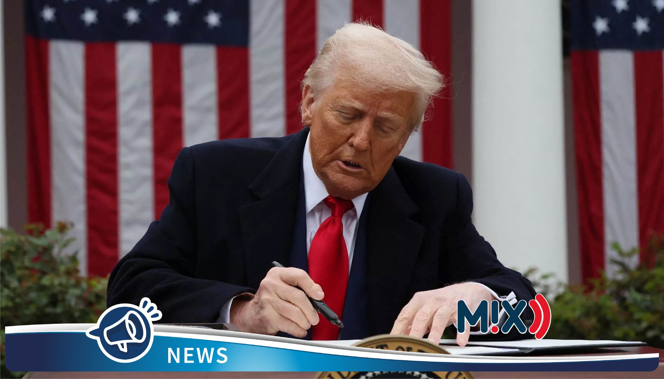 Firmó Trump orden ejecutiva de imposición de aranceles recíprocos a ...